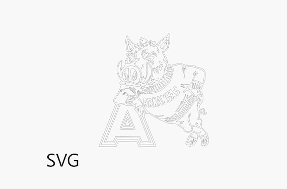 Arkansas Razorback Coloring Pages