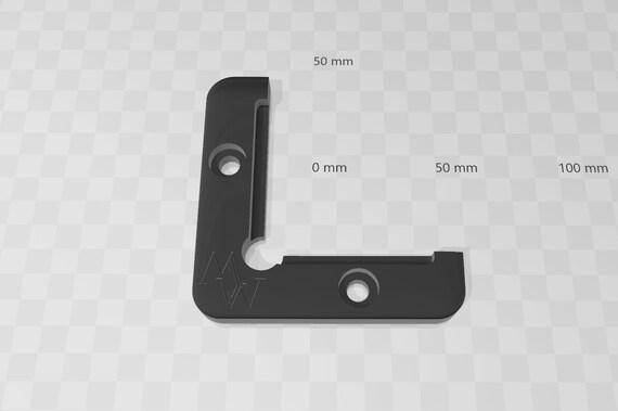 Myers Woodshop Wasteboard Corner Clamp. DIGITAL STL Product. 3D Printed. for Use With Any Size Threaded Waste Board. Has Probe Cutout. Etsy