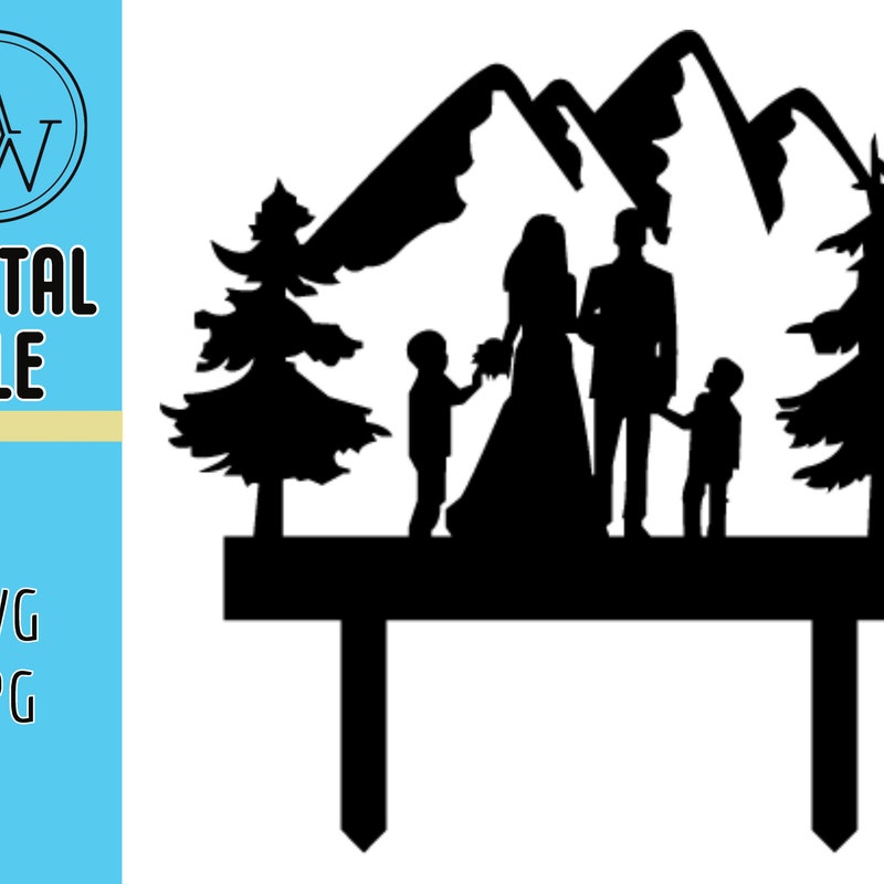 Mountain Wedding Svg - Etsy