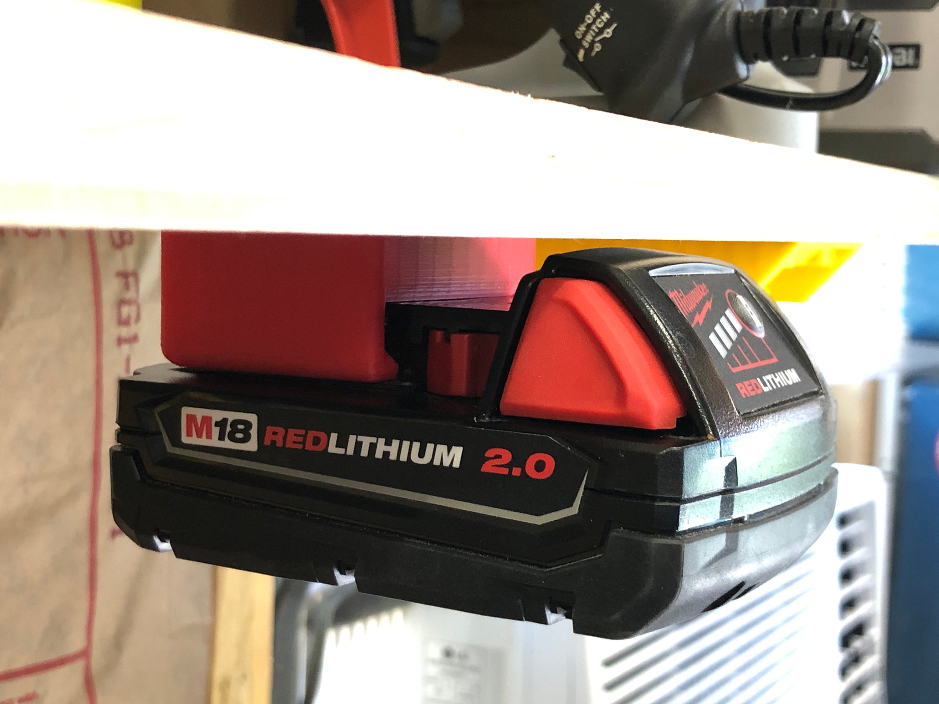 Milwaukee M18 Battery Storage Holder. Mount on Any Surface and | Etsy