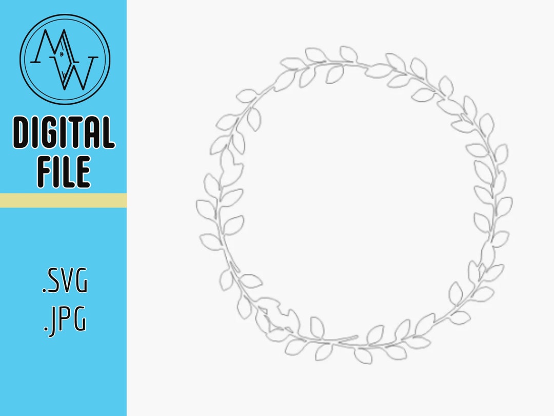 Laurel SVG - SVG Digital Files for CNC, Laser, and Vinyl Cutting ...