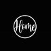 Home Door Hanger, Cursive Home Decor, Circular Home Sign, SVG, JPEG ...