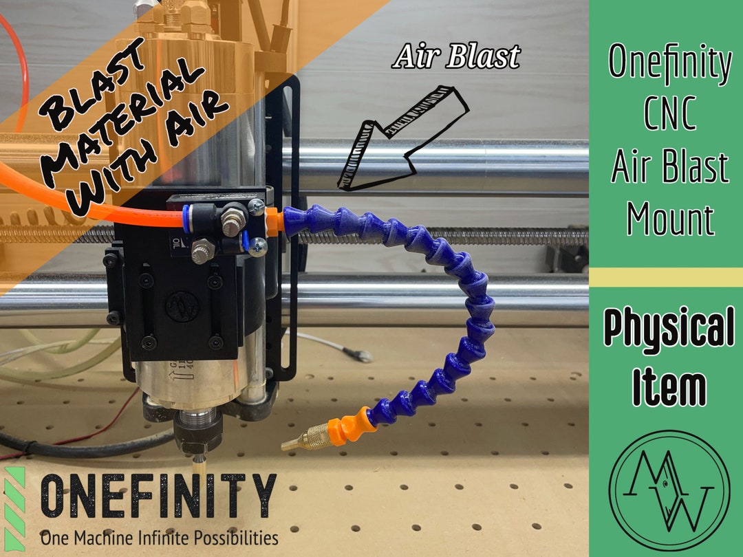 Onefinity CNC Air Blast Holder Mount, Chip Removal - Etsy