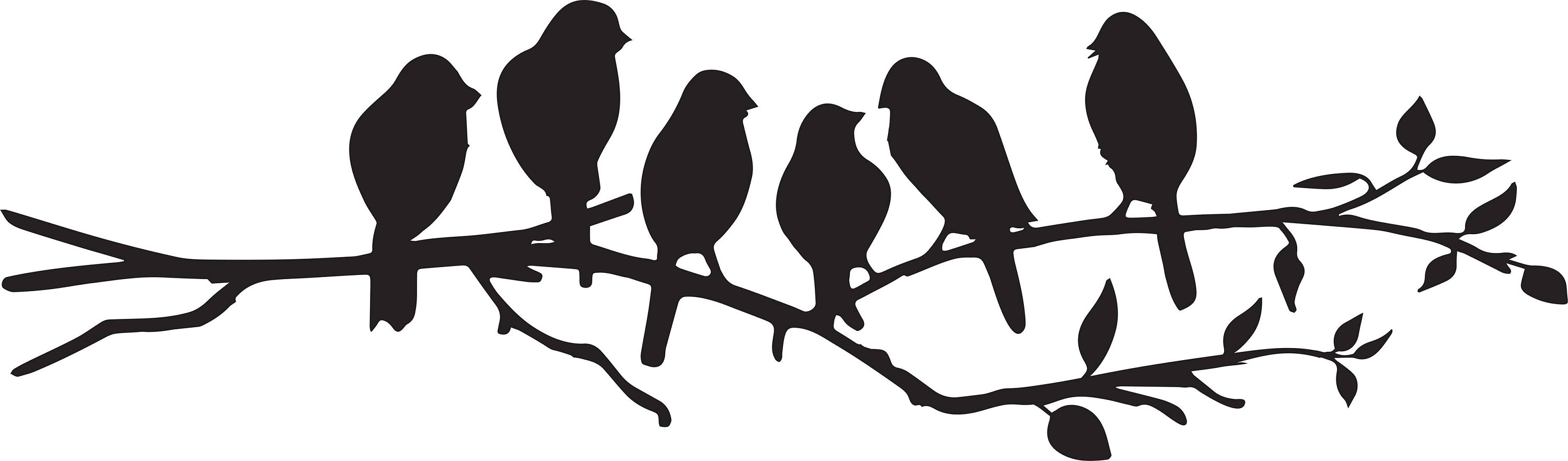 Birds on a Branch (svg, Png, Ai, Dfx), CNC, Laser Cut File (digital ...