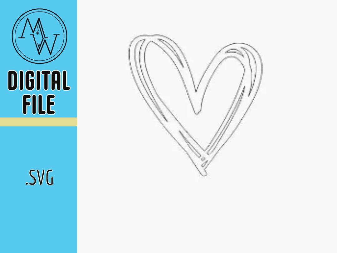 Heart SVG - SVG Digital Files for CNC, Laser, and Vinyl Cutting ...