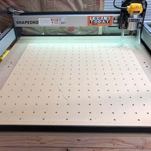 CNC Wasteboard Flattening File XXL (32x32). Flatten Your Wasteboard ...