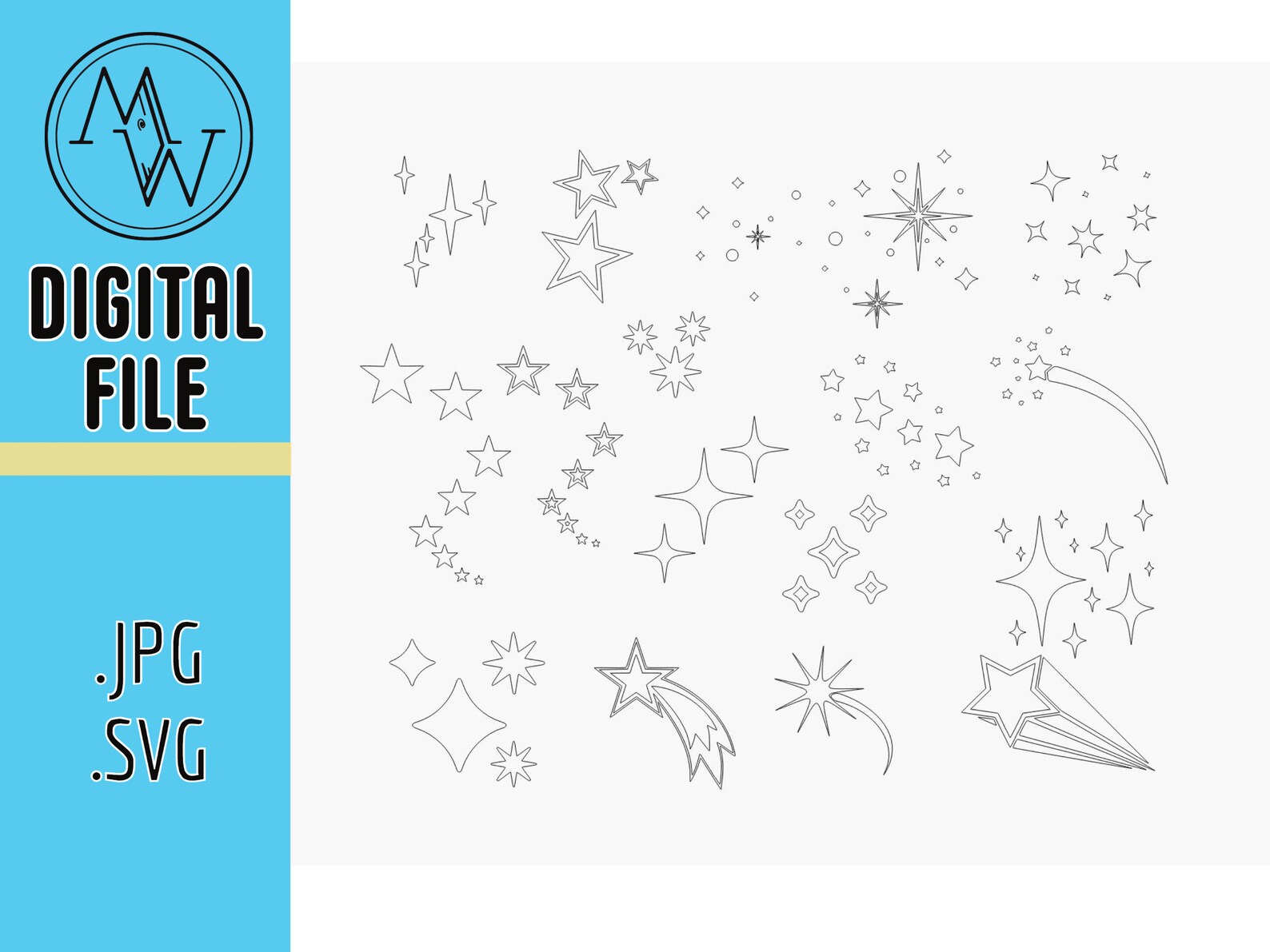 Various Star Patterns SVG. Perfect for Shirts Laser Cutters - Etsy