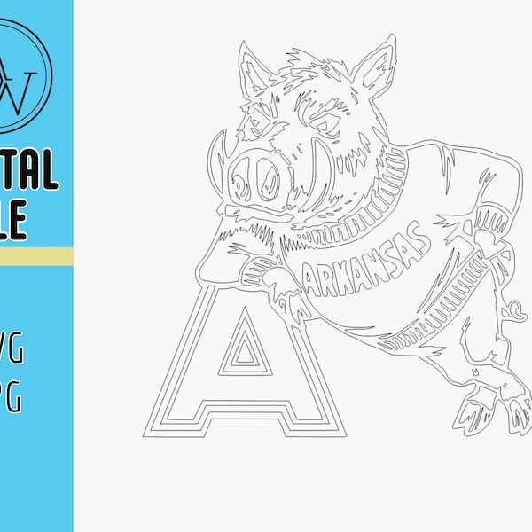 Razorback Laser File - Etsy