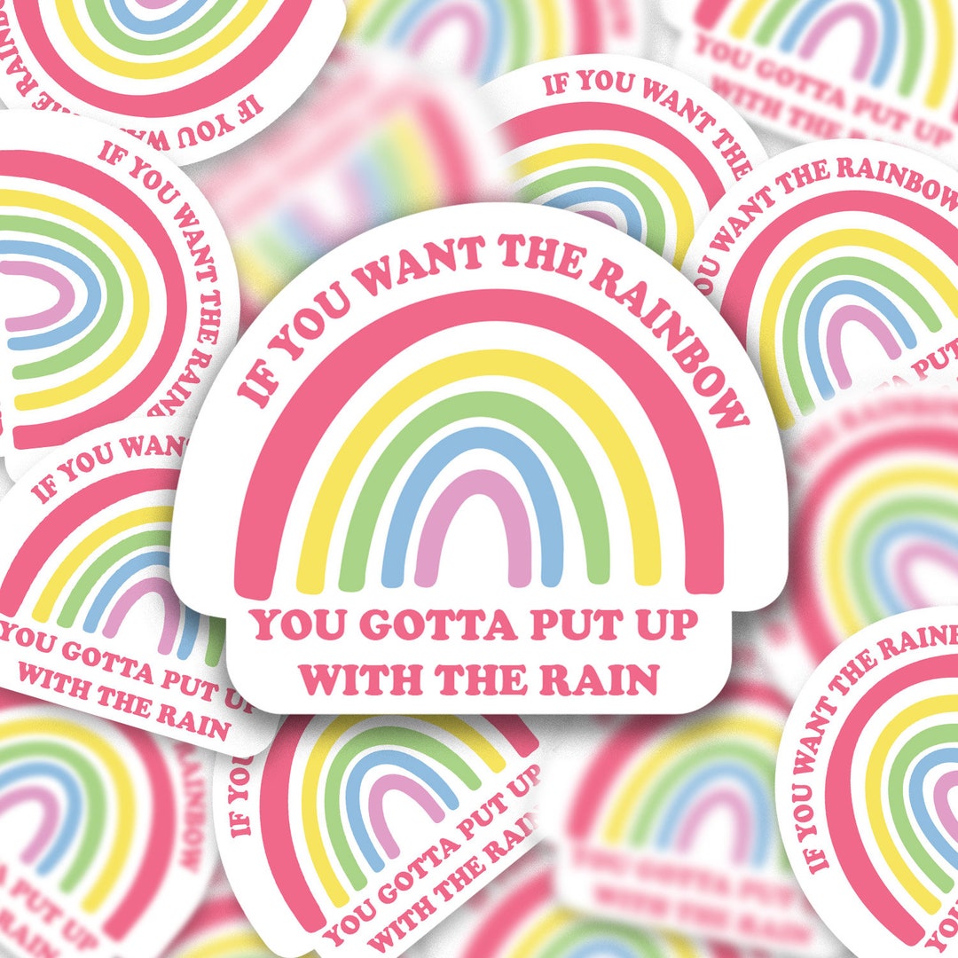 Dolly Parton Sticker Rainbow Sticker You Gotta Put up With - Etsy