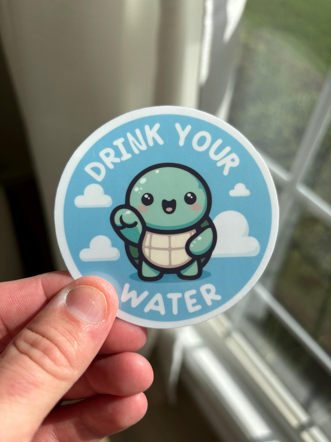 Drink Your Water Sticker, Reminder Sticker, Water Reminder, Drink More ...
