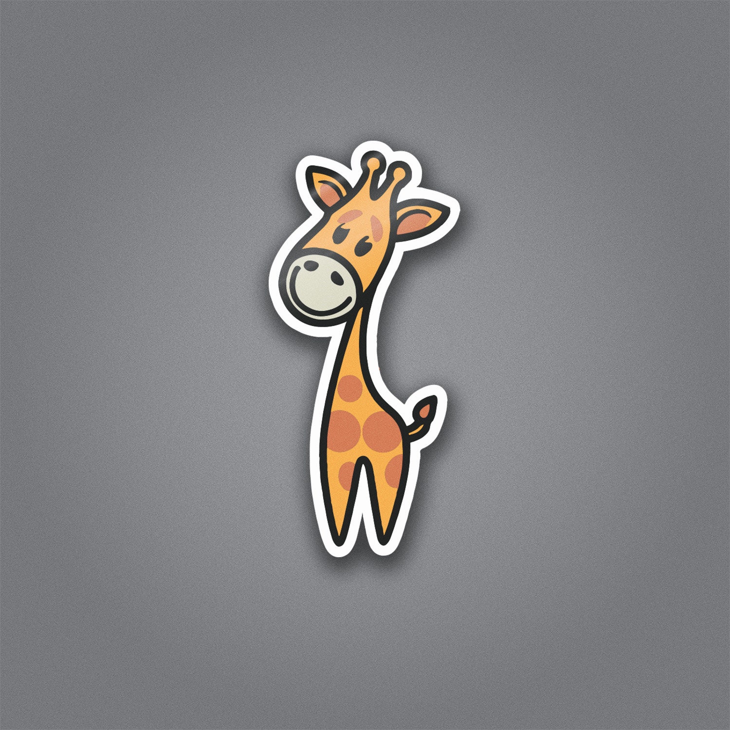 Cute Giraffe Sticker Giraffe Decal, Laptop Sticker, Phone Sticker ...