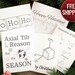 Set of 5 Science Themed Holiday Cards, Science Holiday Cards, Science ...