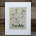Chocolate Molecule Vintage Dictionary Print, Chocoholic Gift, Chocolate ...