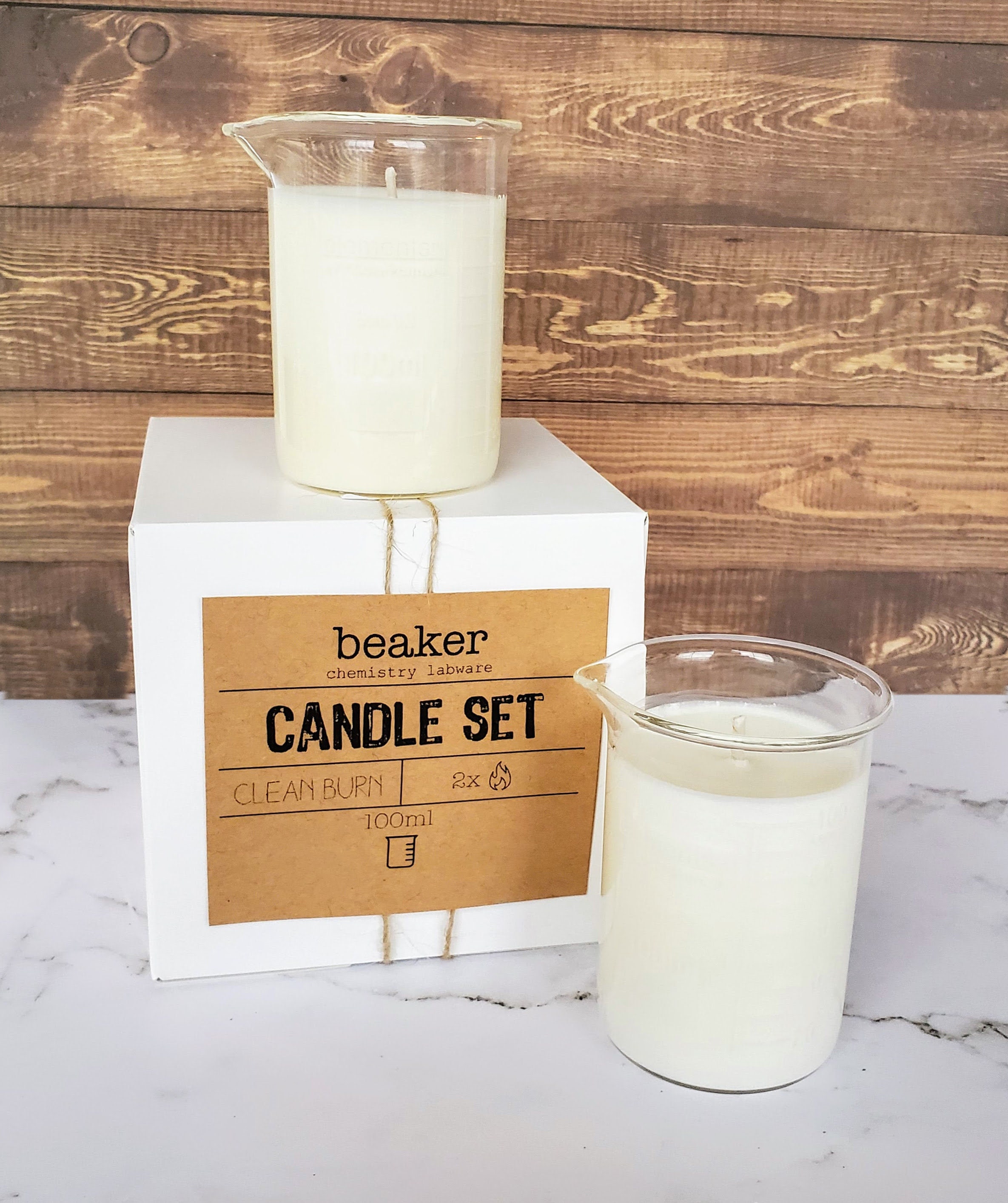 Beaker Candle Gift Set - Chemistry Gift for Science Lovers - Christmas ...