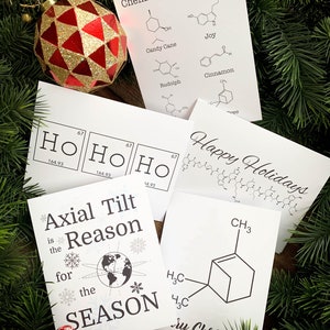 Axial Tilt is the Reason for the Season Holiday Card, Science Christmas ...
