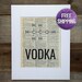 Vodka Molecule Vintage Dictionary Print, Ethanol, Vodka Gift, Vodka ...
