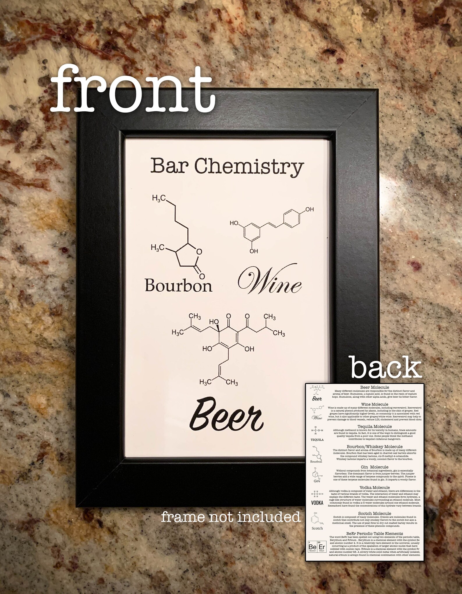 Science Themed Bar Glassware Set With Gift Box Unique Barware - Etsy