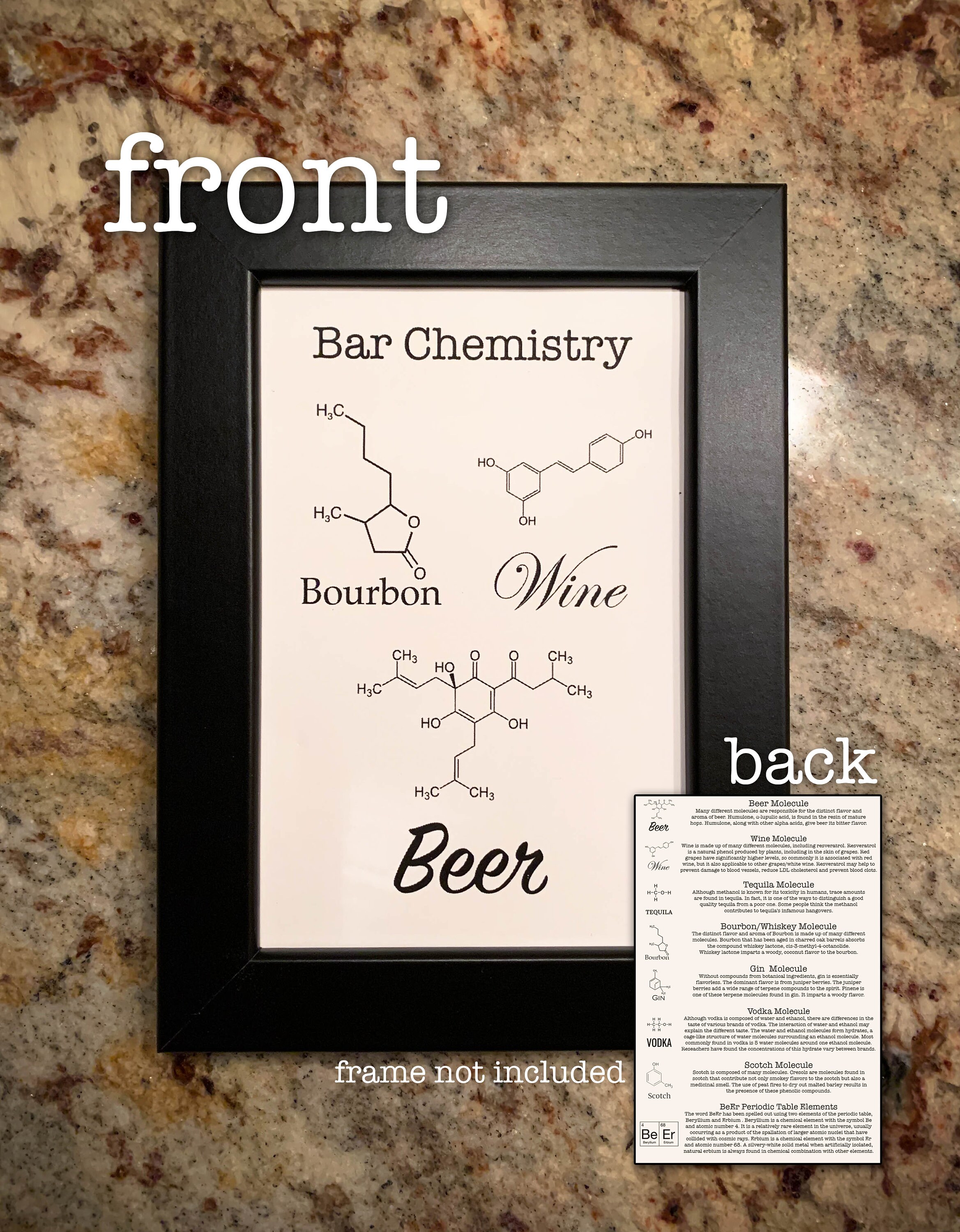 Science Themed Bar Glassware Set With Gift Box Unique Barware - Etsy
