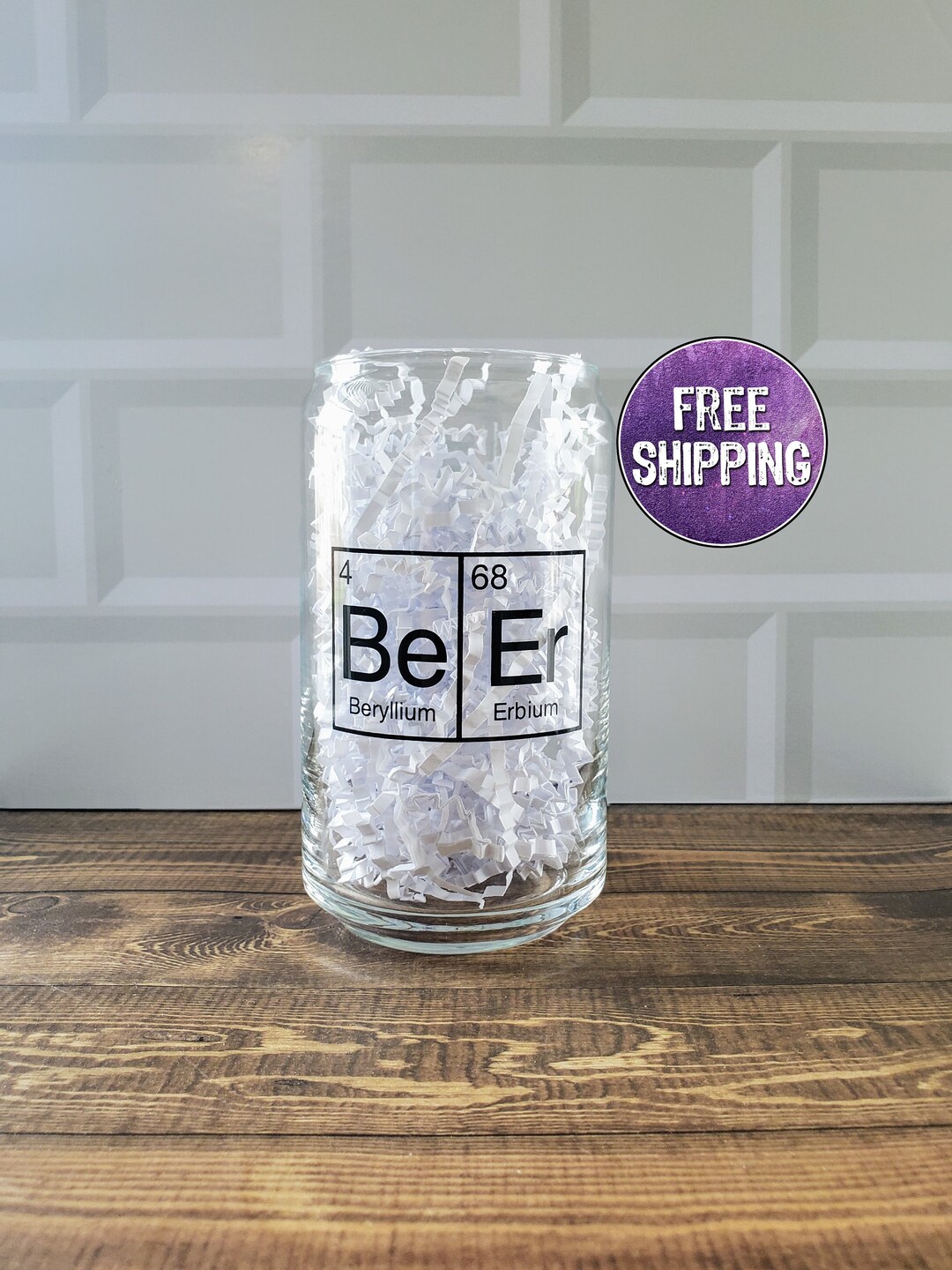 Science-themed Beer Glass With Periodic Table Beer Element - Chemistry ...