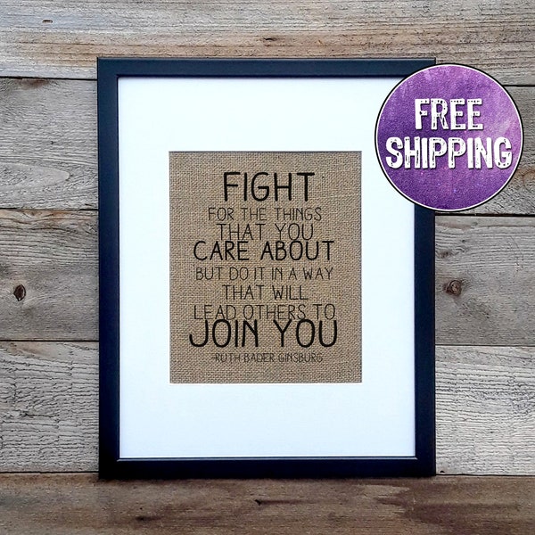 Rbg Quote Art - Etsy