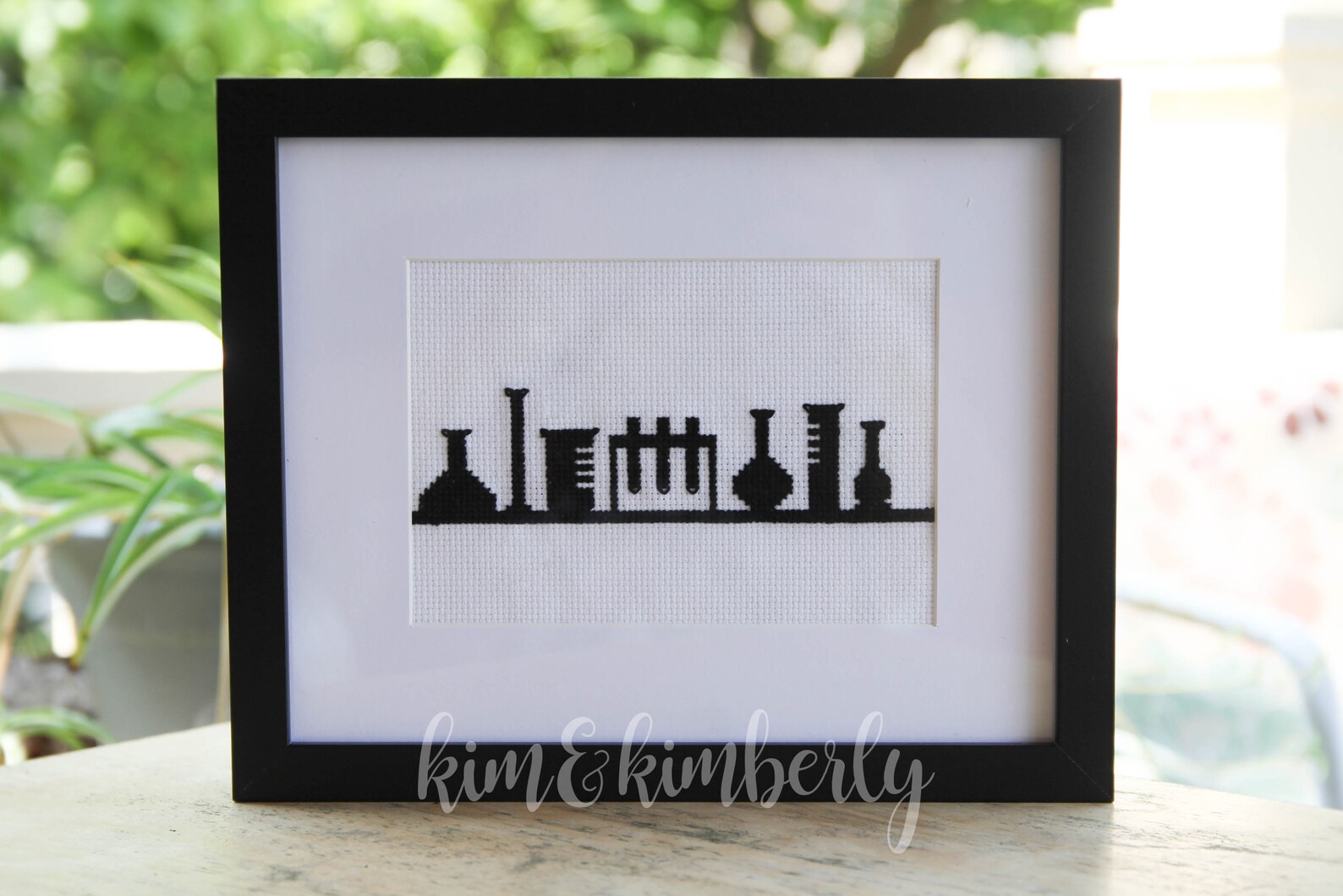 Chemistry Lab Cross Stitch PATTERN ONLY DIY Science Gift | Etsy