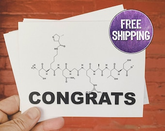 Chemistry Microbiology Graduation Card Science - Etsy