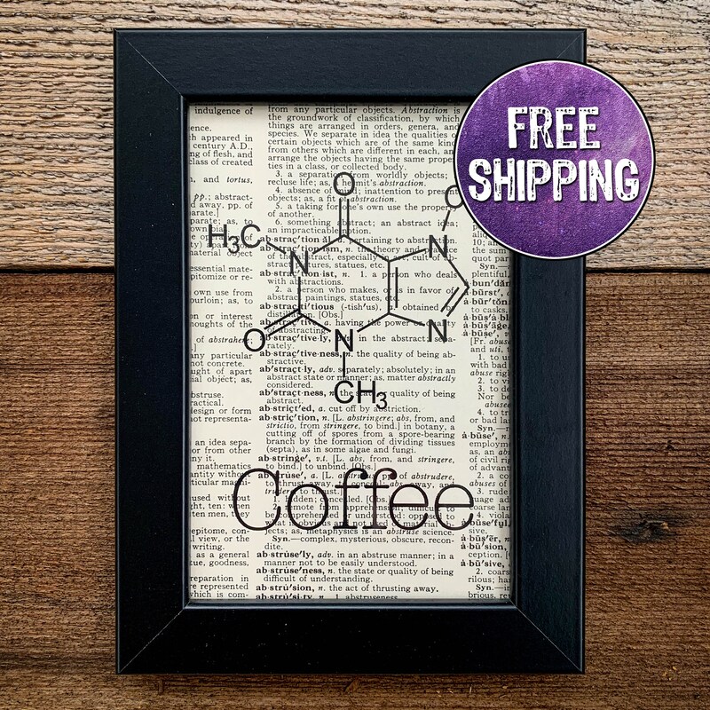 Caffeine Molecule - Etsy