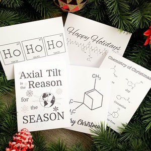 Axial Tilt is the Reason for the Season Holiday Card, Science Christmas ...