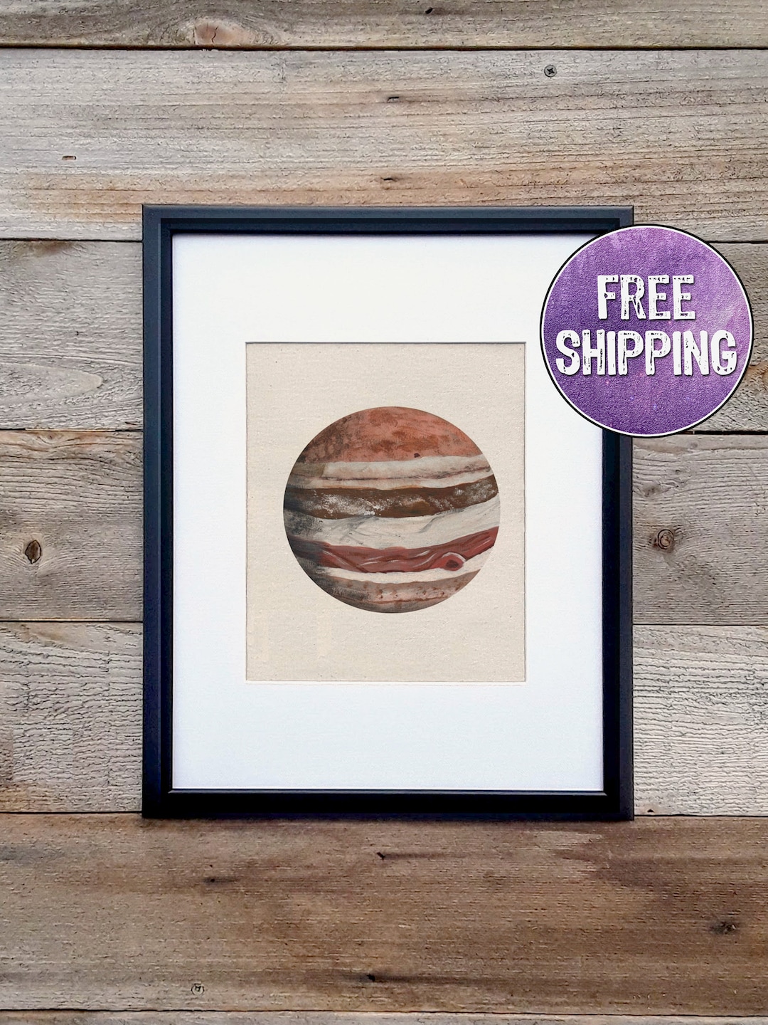 Jupiter Art Print on Canvas - Astronomy Gift Ideas - Space Gift for ...