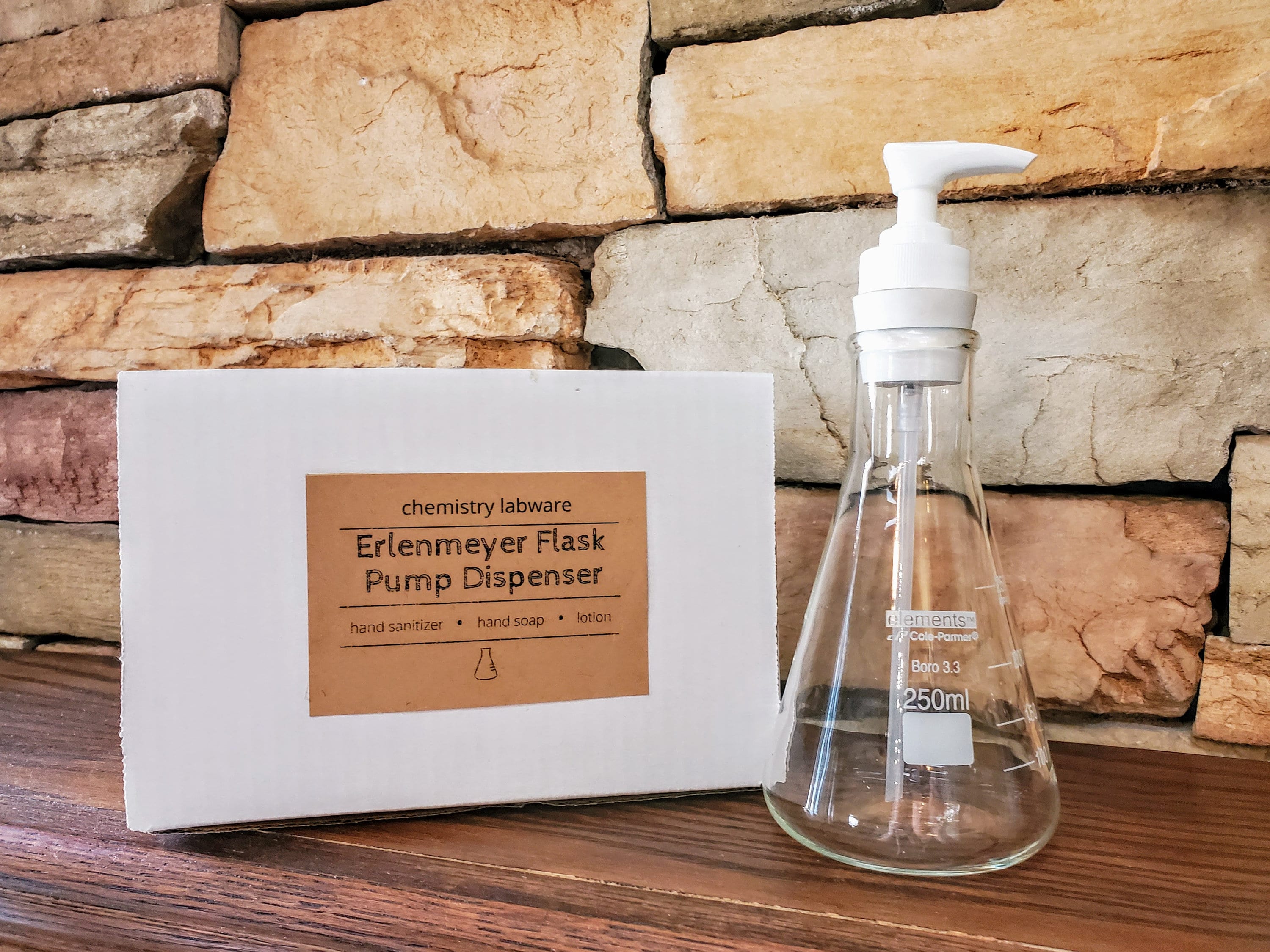 Erlenmeyer Flask Soap Dispenser With Gift Box Chemistry Gift | Etsy