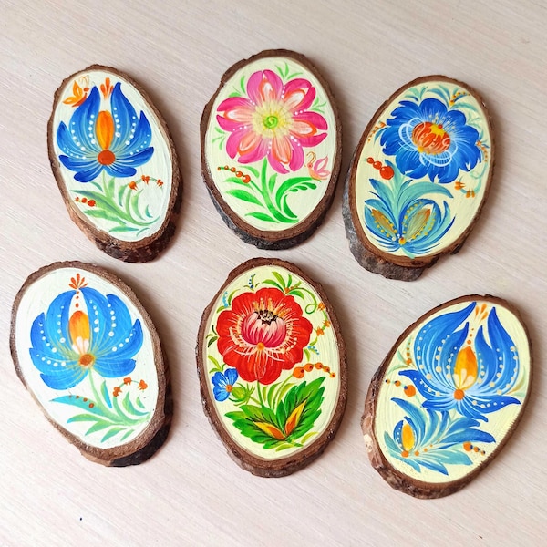 Wood Magnets - Etsy