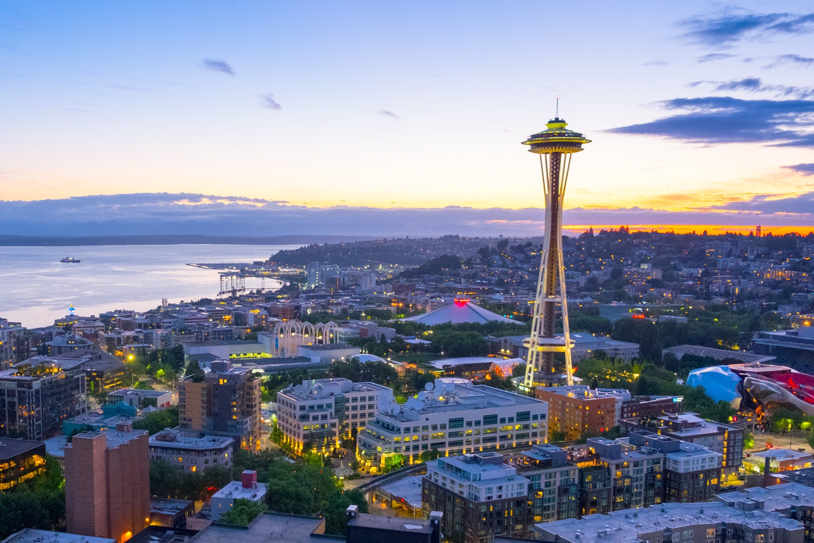 Seattle: Landscape Photo Greeting Card - Etsy