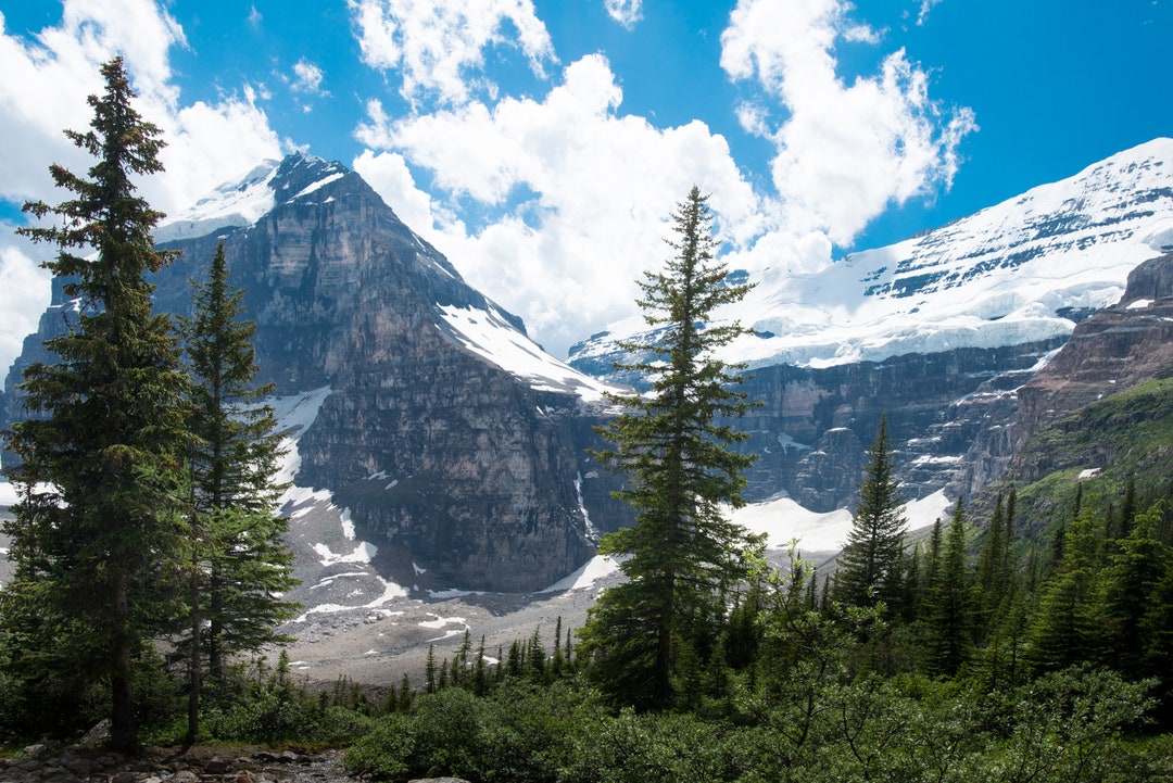 Mount Lefroy: Mountain Landscape Photo Greeting Card - Etsy