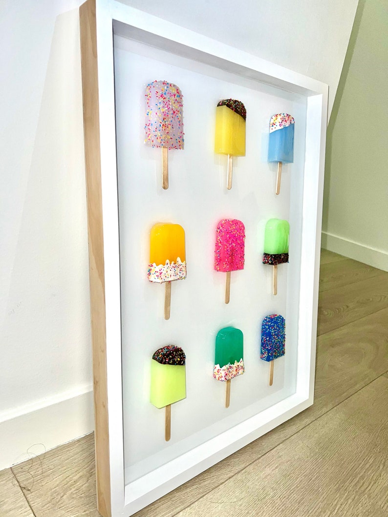 Popsicle Wall Art, 3D Resin Pop Art - Etsy