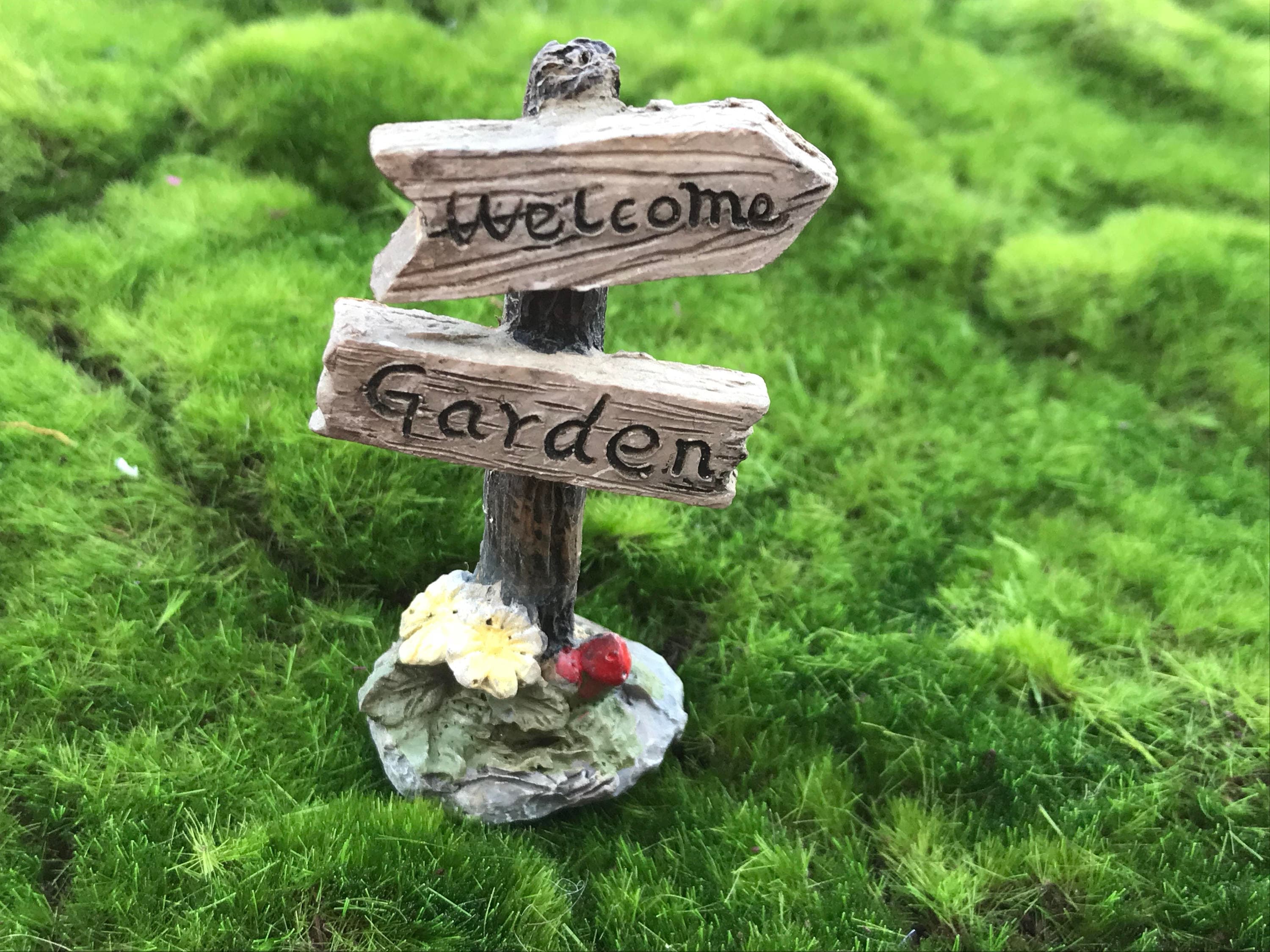 Fairy Garden,fairy Garden Sign, Garden Decor, Fairy Garden Supply ...