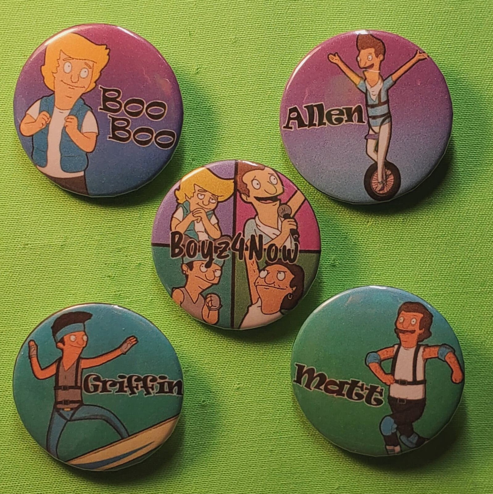 Burger Boyz 4 Now Button Set Simple Cute Gift - Etsy Canada