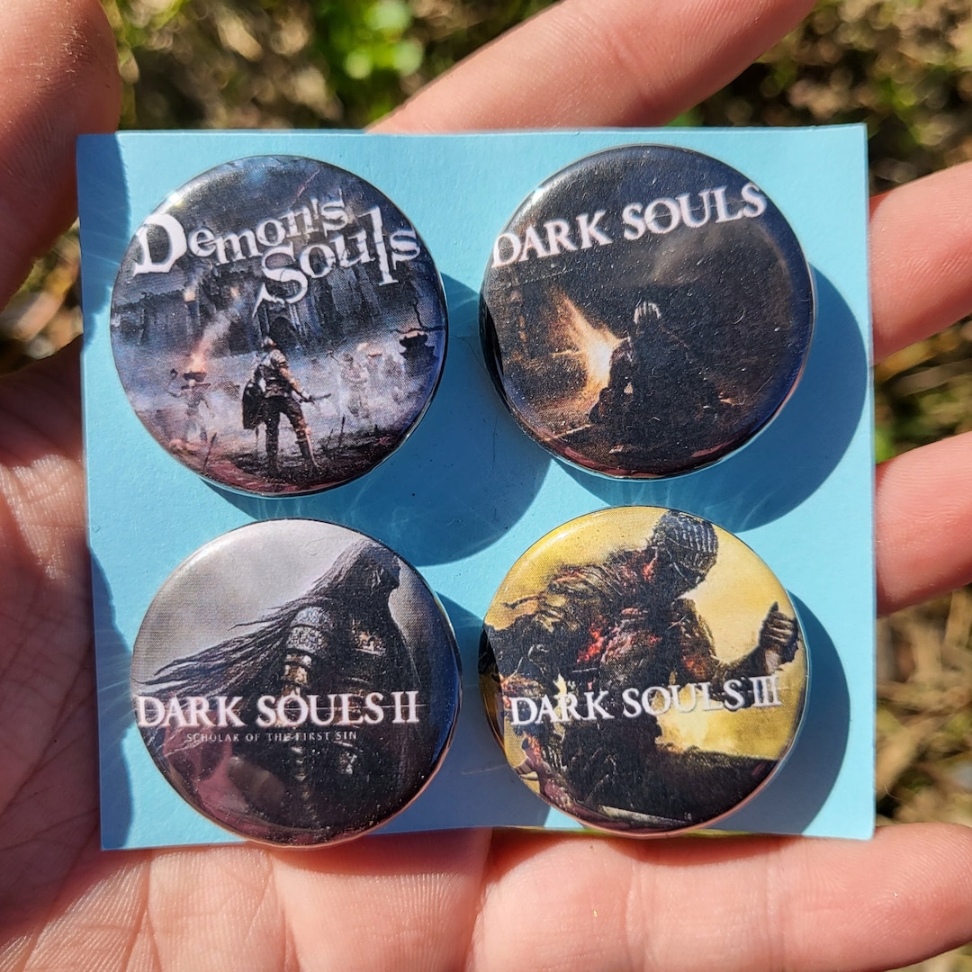 Games Souls Button Set Simple Cute Gift 1.25 Pinback Button - Etsy