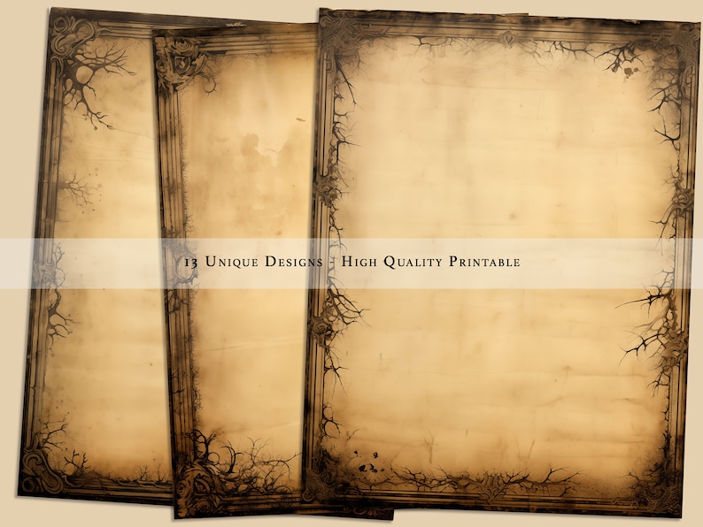 13 Cursed Grimoire Pages, Journal Paper, Grimoire Paper, Witchcraft ...