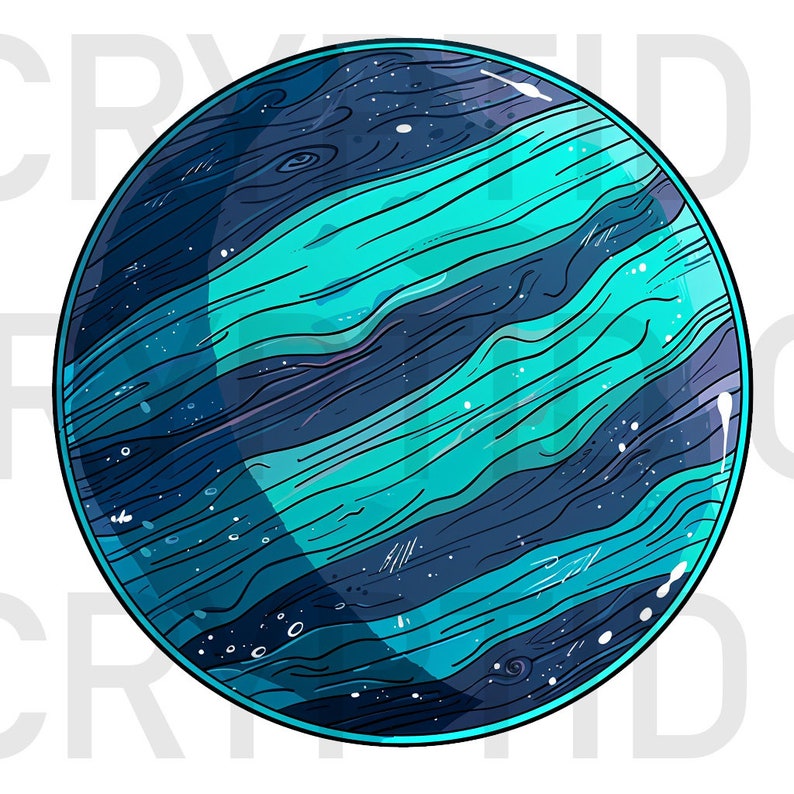 Solar System Clipart Set Bundle Pngs, Hand-drawn, Planets Clipart ...