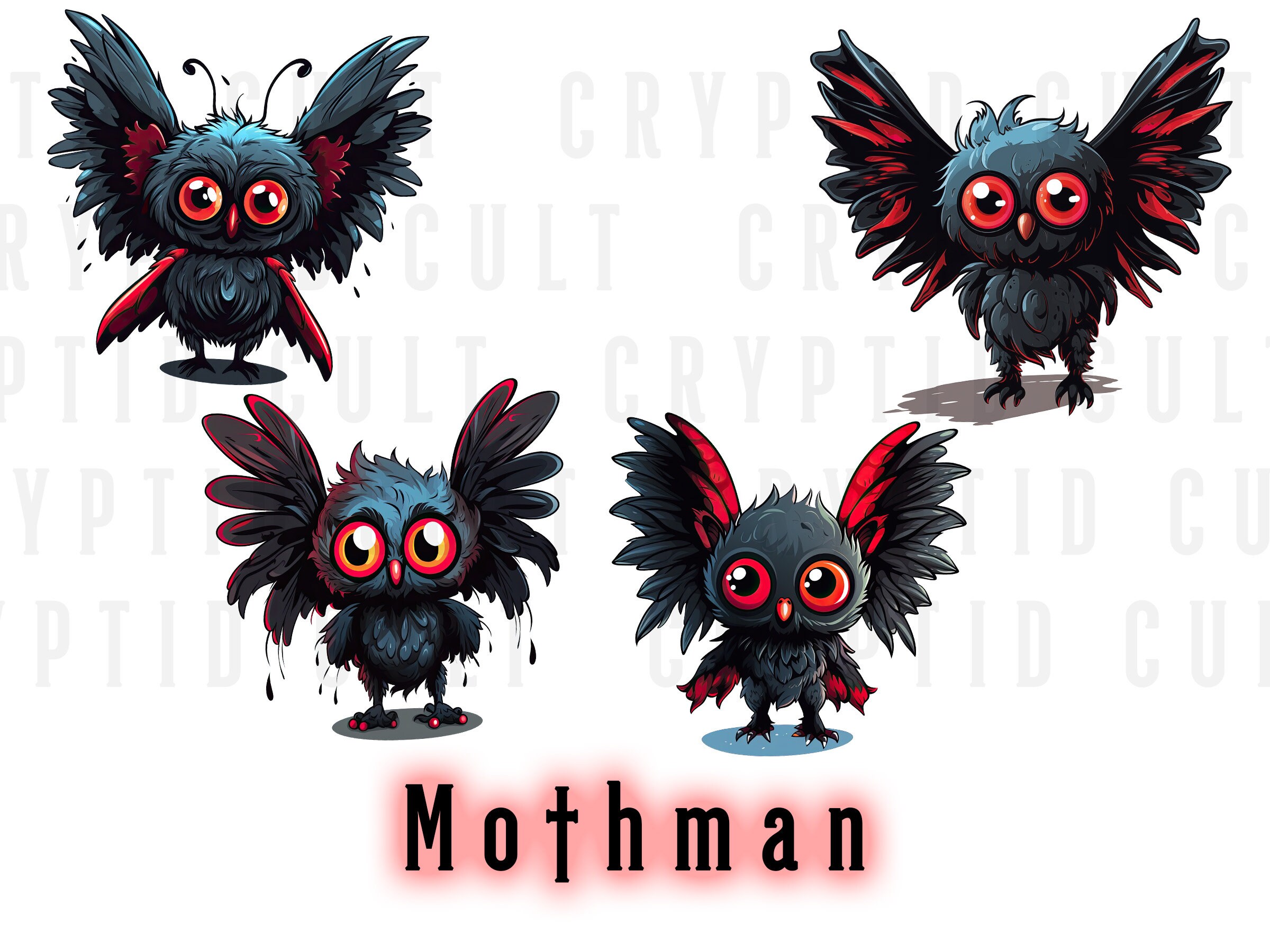 30 Cute Cryptid Clipart Transparent Pngs Cute Bigfoot PNG Cute Monsters ...