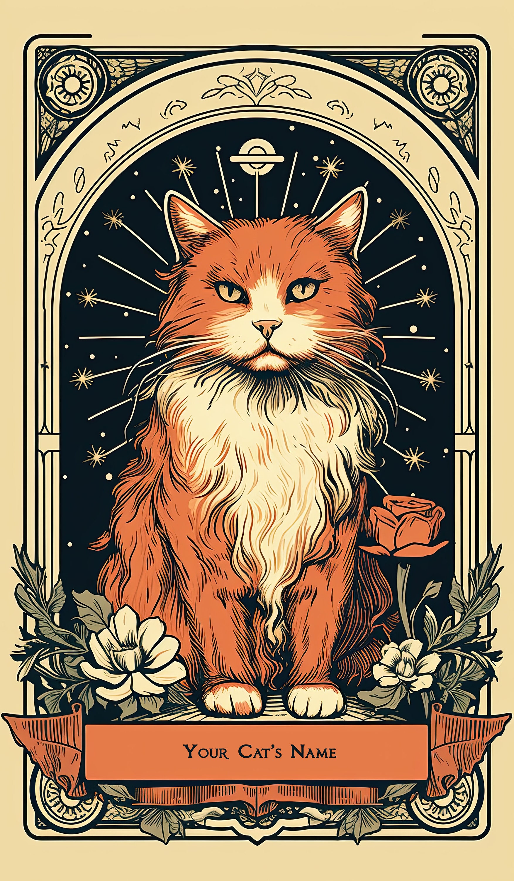 35 Cat Printable Tarot Cards Cat Tarot Printable Tarot Customizable Tarot Digital Download Tarot ...