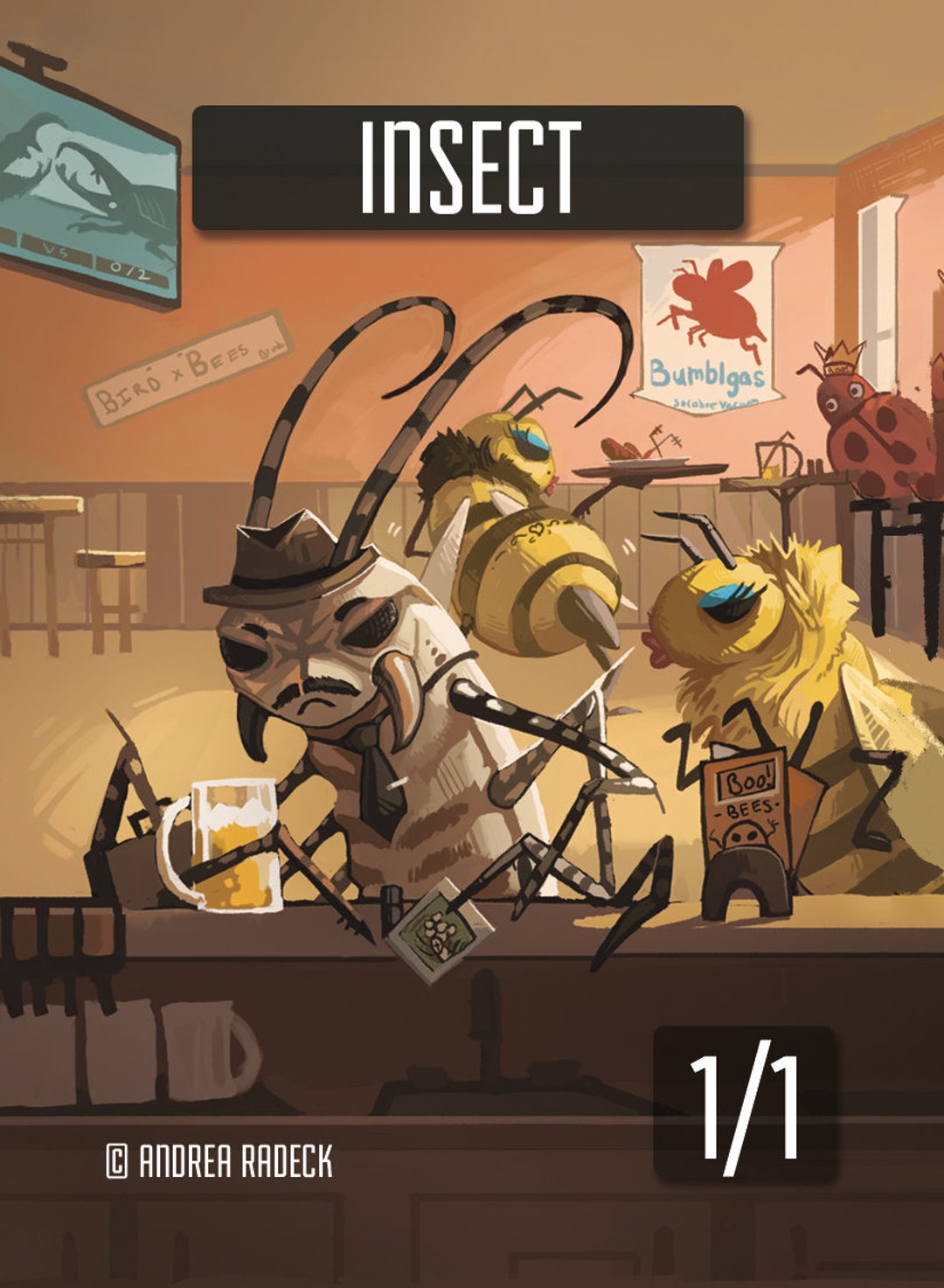 4x - 1/1 Insect Tokens for Magic the Gathering! - Etsy