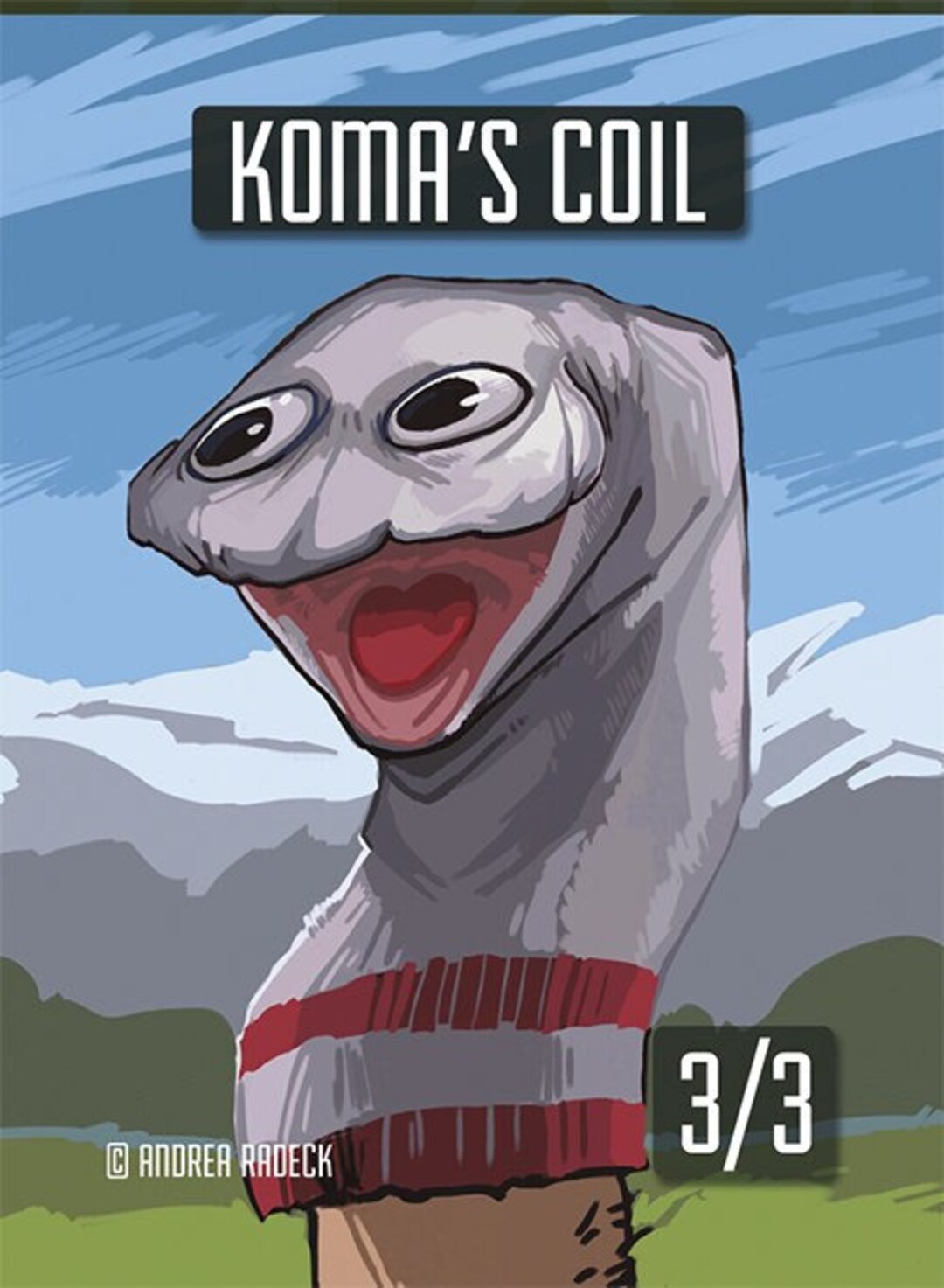 4x 3/3 Koma's Coil Tokens for Magic the Gathering - Etsy