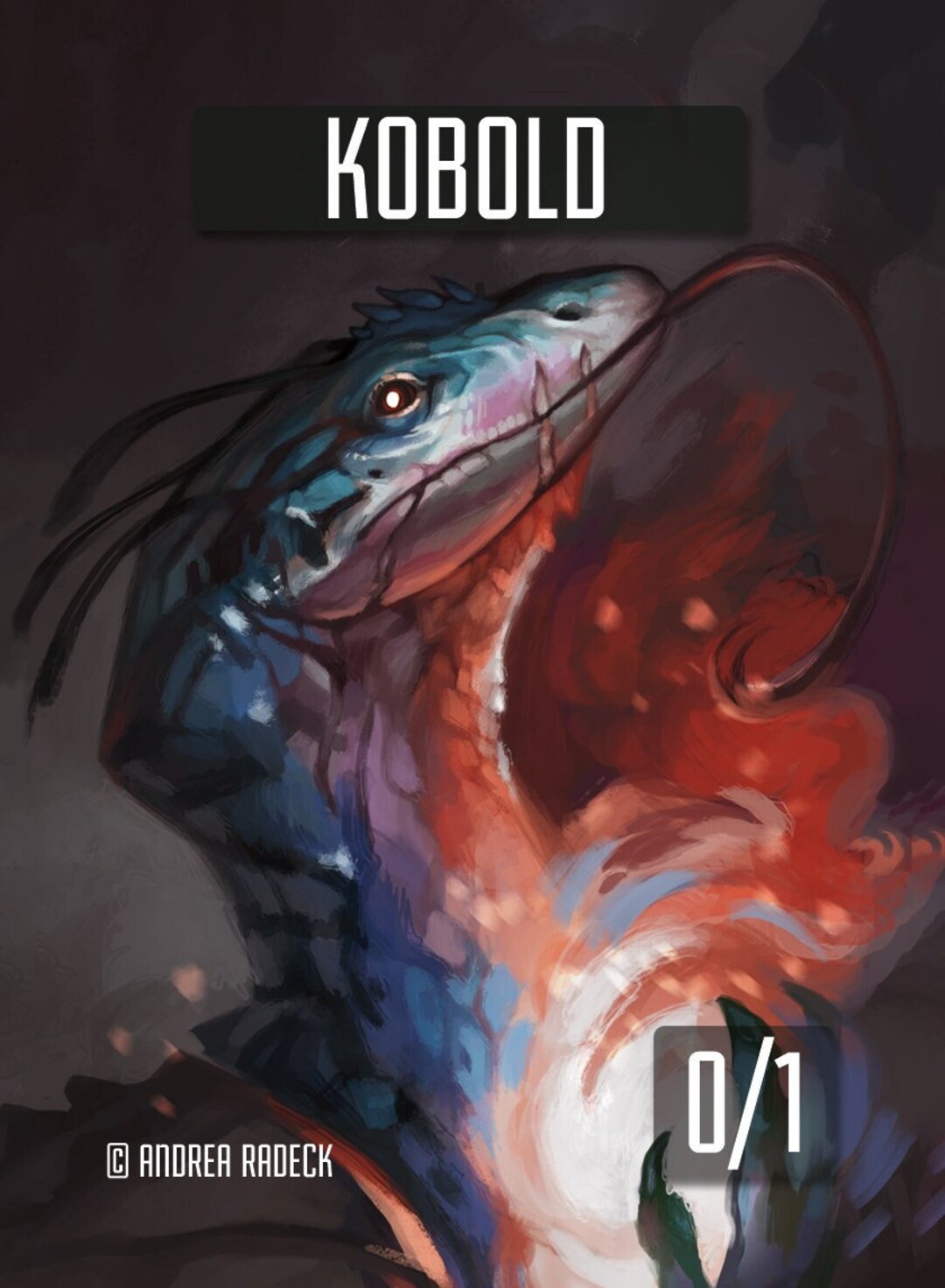 4x - 0/1 Kobold Tokens for Magic the Gathering! - Etsy