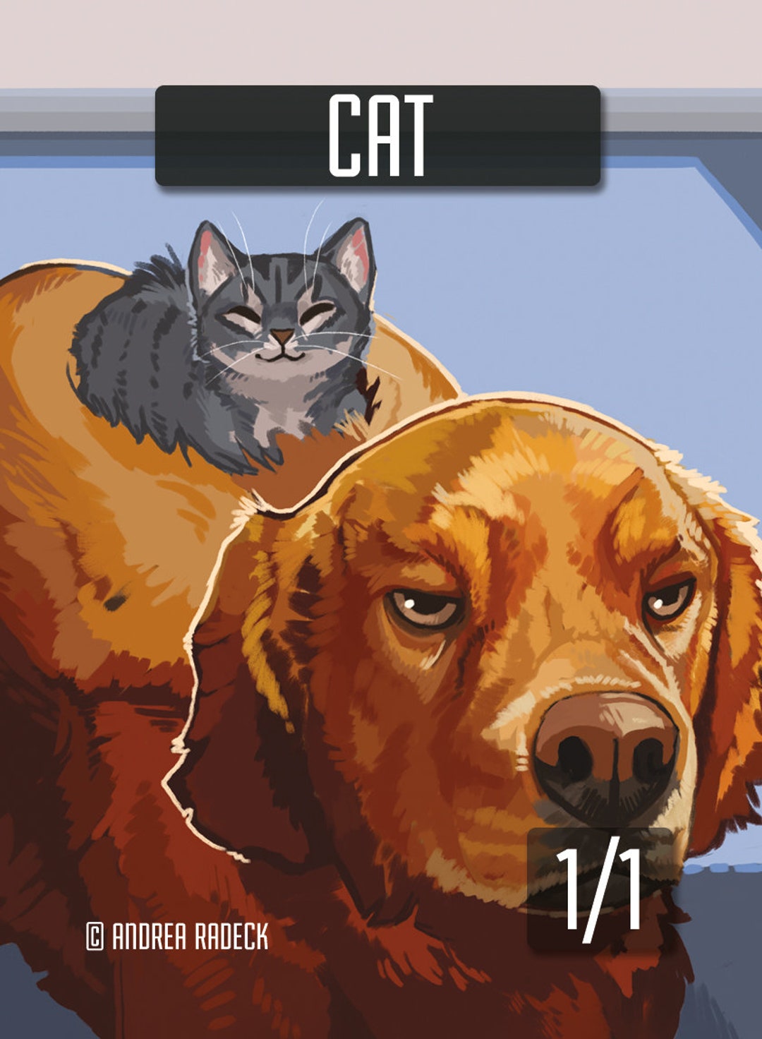 4x - 1/1 Cat Tokens for Magic the Gathering! - Etsy