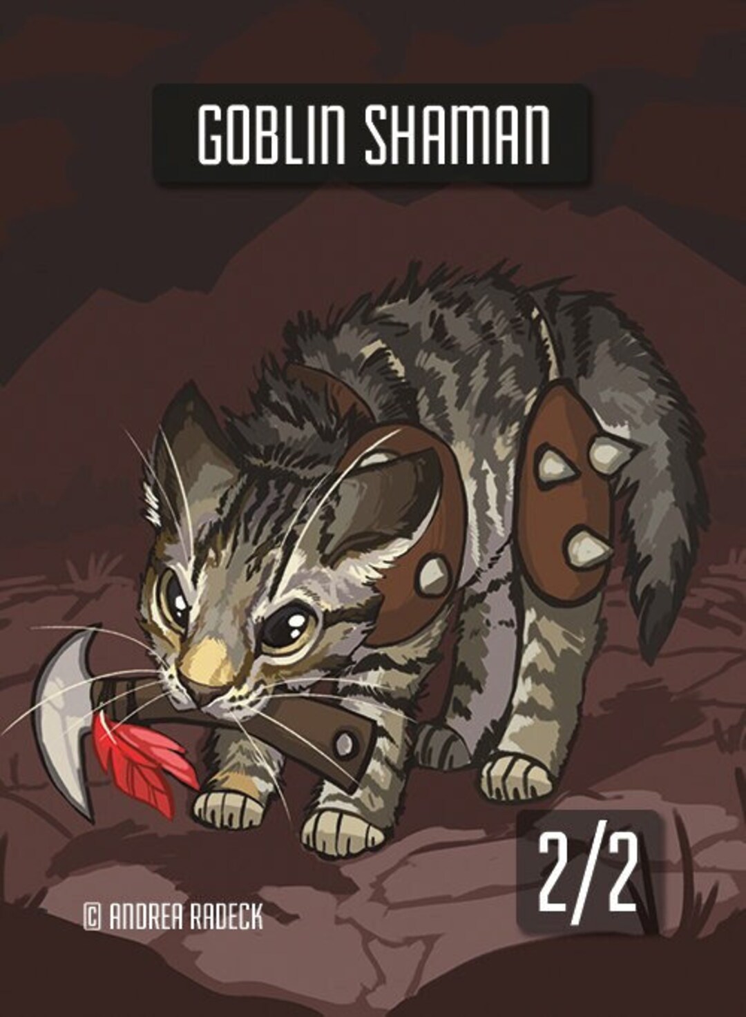 4x - 2/2 Goblin Shaman Tokens for Magic the Gathering - Etsy