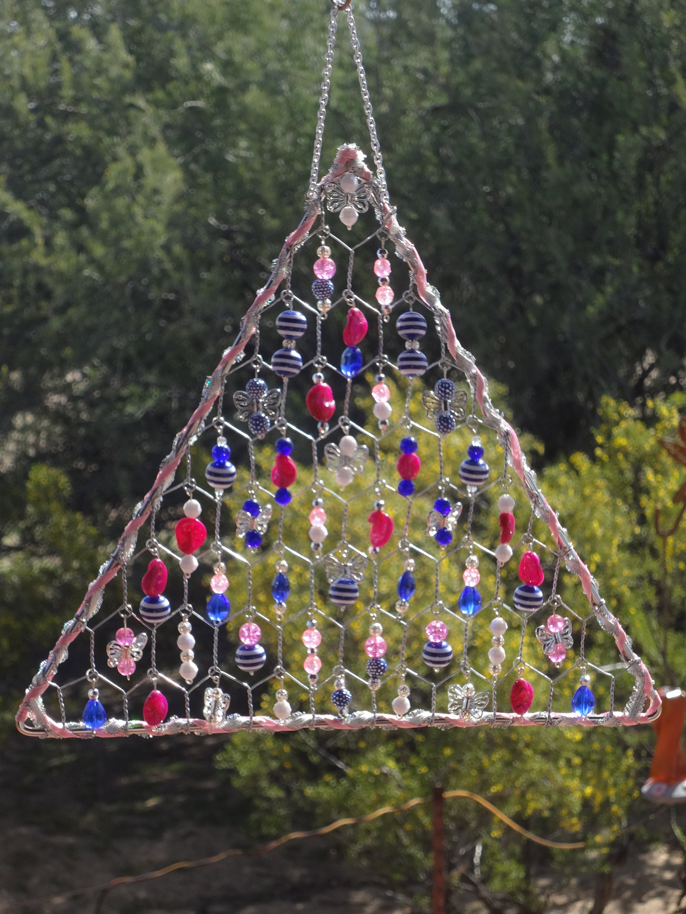 Decorated Beautiful Wire, Beaded Suncatchers & Wall Hangers - Etsy