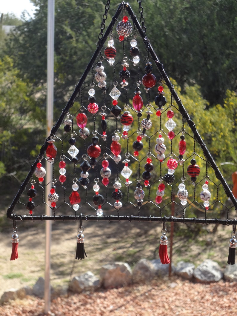 Decorated Beautiful Wire, Beaded Suncatchers & Wall Hangers - Etsy