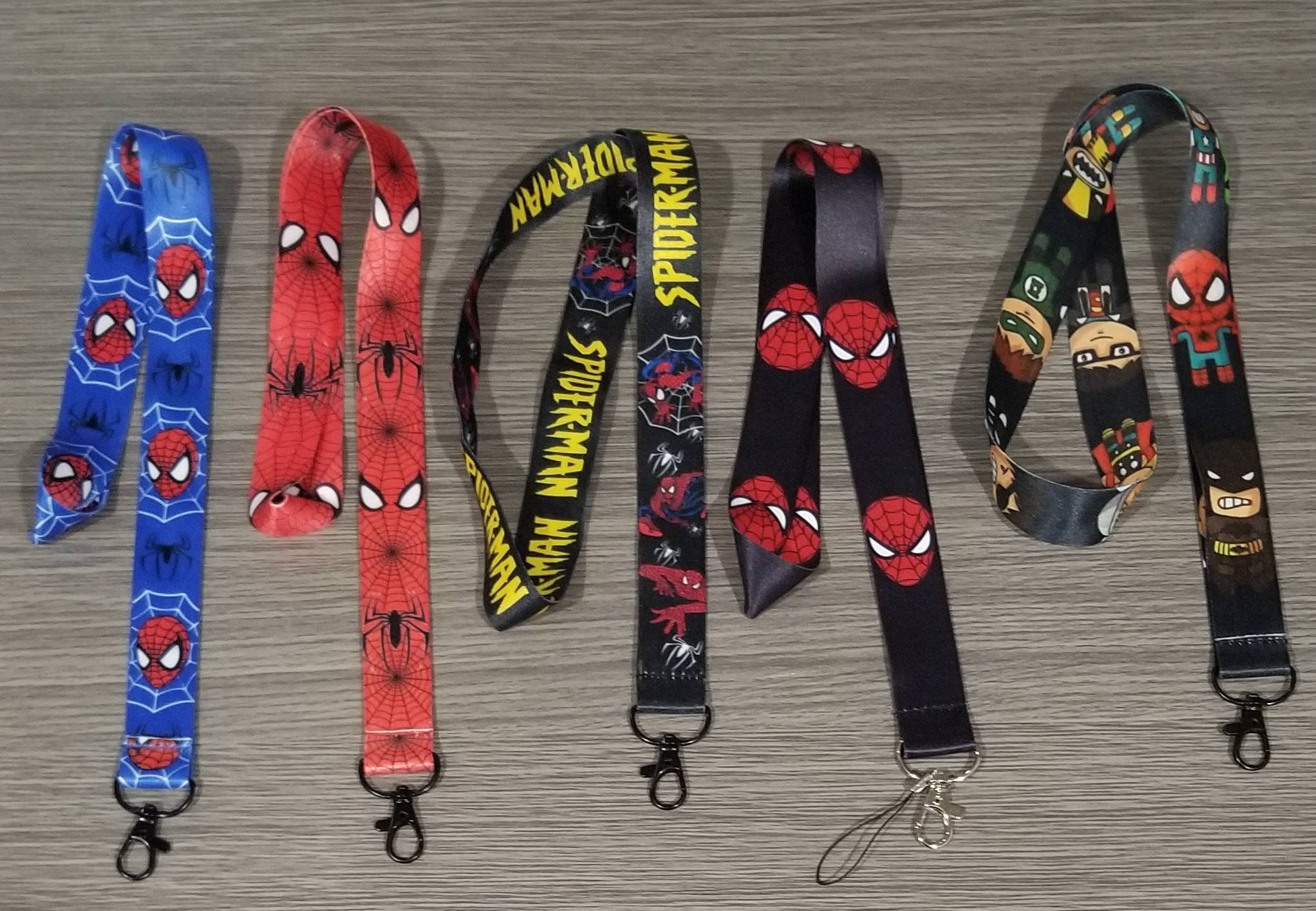 Spiderman Themed Lanyard - Etsy