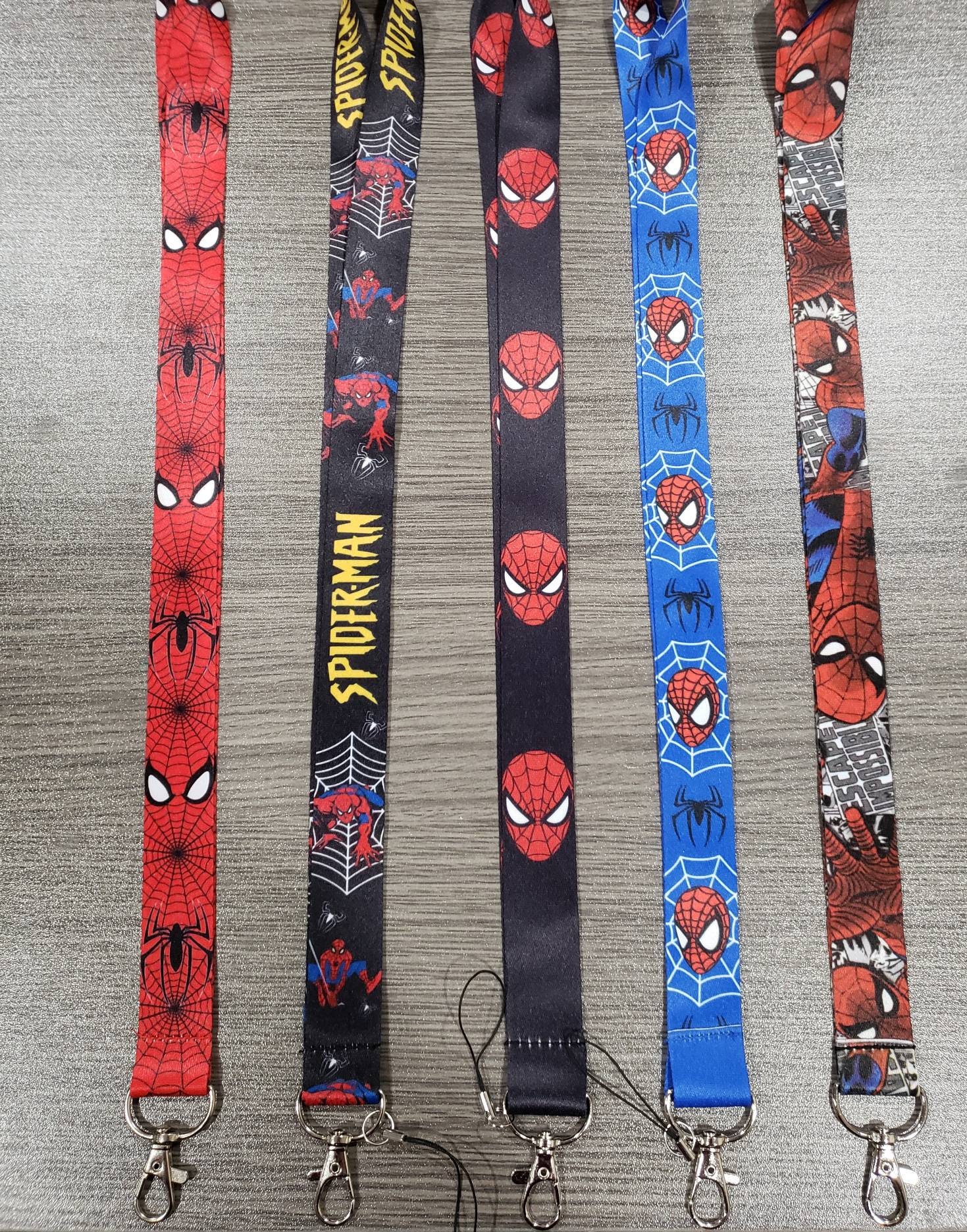 Spiderman Themed Lanyard - Etsy